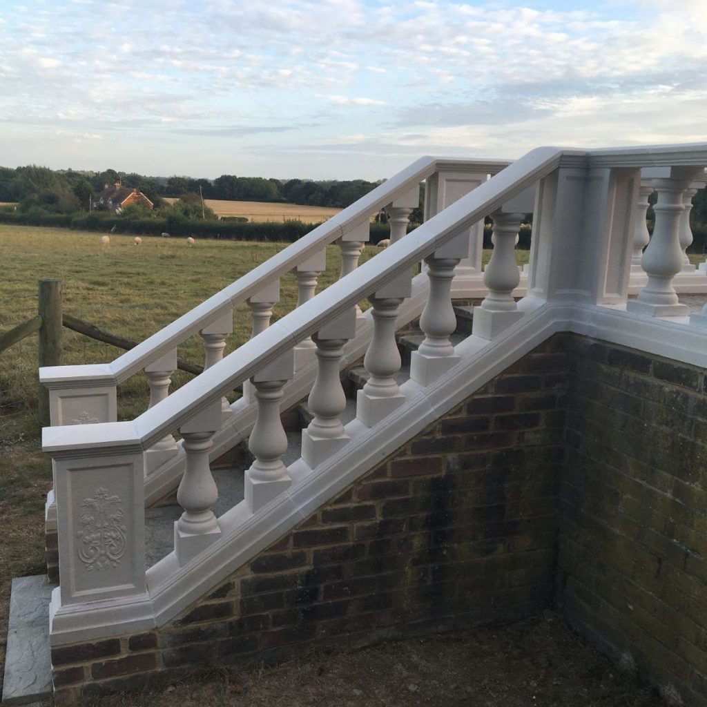 Classic Cast Stone Balustrade - We are Malling Masonry 01732 424023