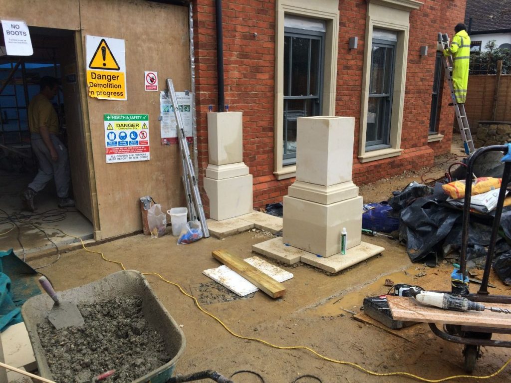 Stone Portico Designs in Kent - We are Malling Masonry 01732 424023